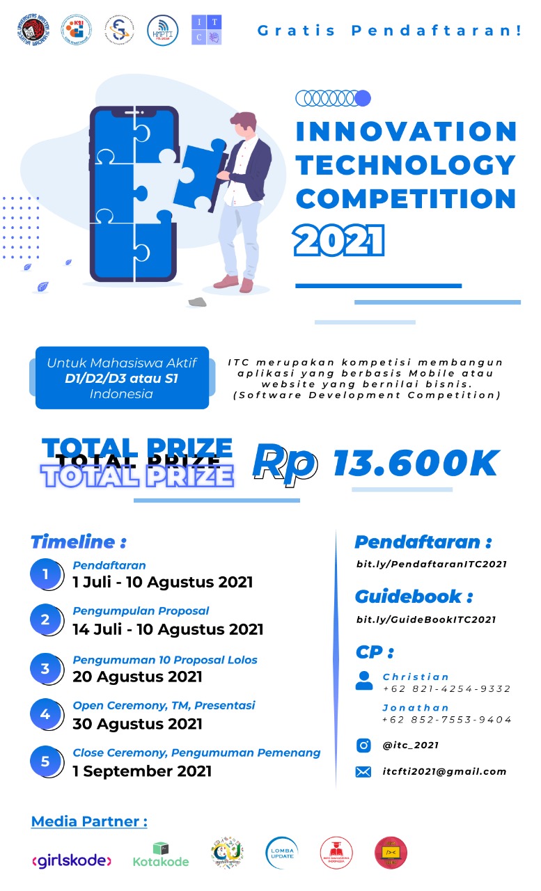 Innovation Technology Competition 2021 – Kemahasiswaan